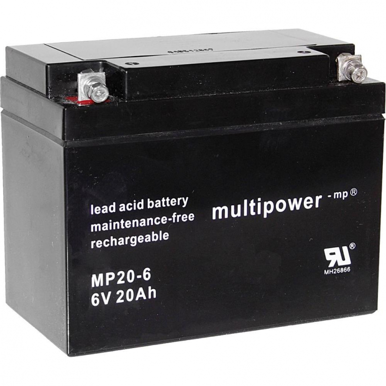 Multipower MP20-6 6V 20Ah olovni AGM akumulator - Aerobaterije